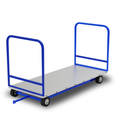 Flatbed Trailer - Easy Loading/Unloading for Confined Areas