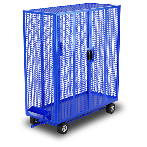 Locking Cage Cart - Secure Cargo Transportation | Me Transport